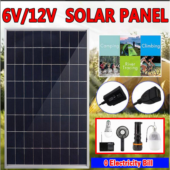 【SHARSUNILL】solar panel complete set solar panel 6V/12V 18W solar panel ...