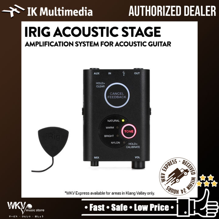 Ik Multimedia Irig Acoustic Stage - Amplification System For Acoustic Guitar | Lazada