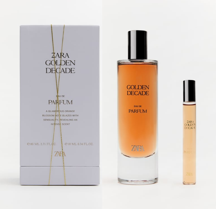 ZARA GOLDEN DECADE / WINTER EDP 30 / 80 ML EAU DE PARFUM / CHRISTMAS ...