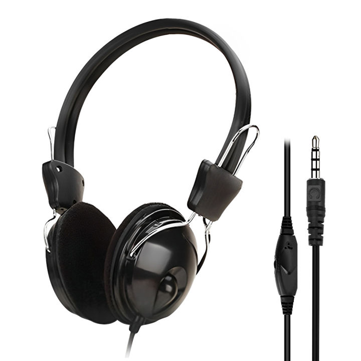 Over the Ear Headset with Mic Noise Cancelling Deep Bass 3.5mm Plug ...