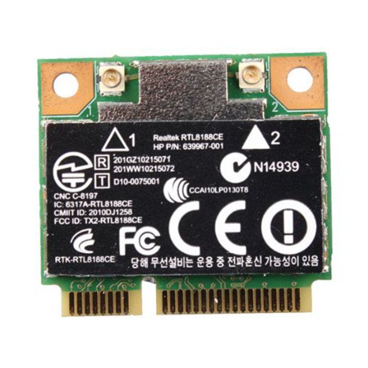 (YPSC) 150Mbps WiFi Mini PCI-E Network Card for Realtek RTL8188CE ...