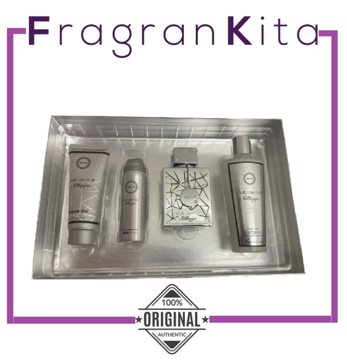 Armaf Club De Nuit Sillage Giftset (100 ml EDP + 50 ml Body Spray + 100 ...