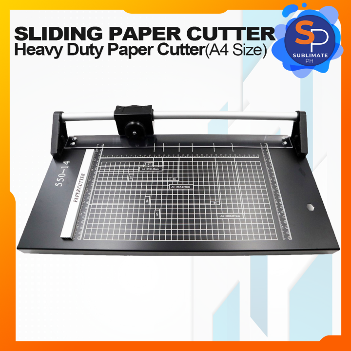 Sliding Paper Cutter Trimmer School Supplies Heavy Duty A4 Size Officom ...