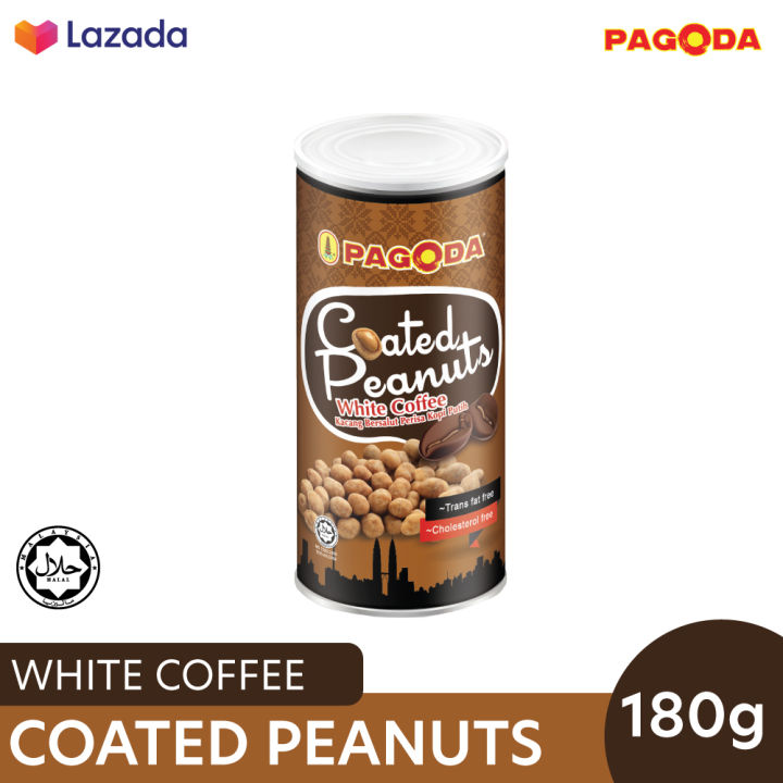 Pagoda White Coffee Coated Peanut 180g / Pagoda Nuts / White Coffee ...
