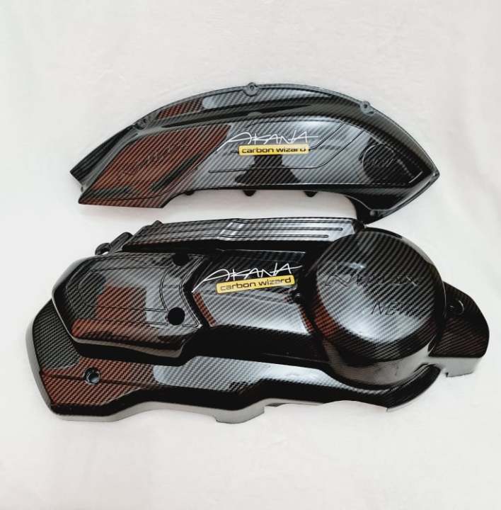 NMAX V2 ( 2020 -2021 ) & Airbox 5D Hydrodip Carbon With AKANA STICKERS ...