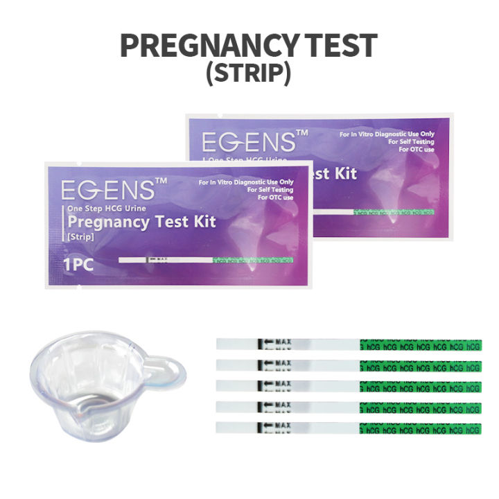 EGENS 1/6/10pcs Pregnancy Test Strip Kit HCG Urine Test Urine Test ...