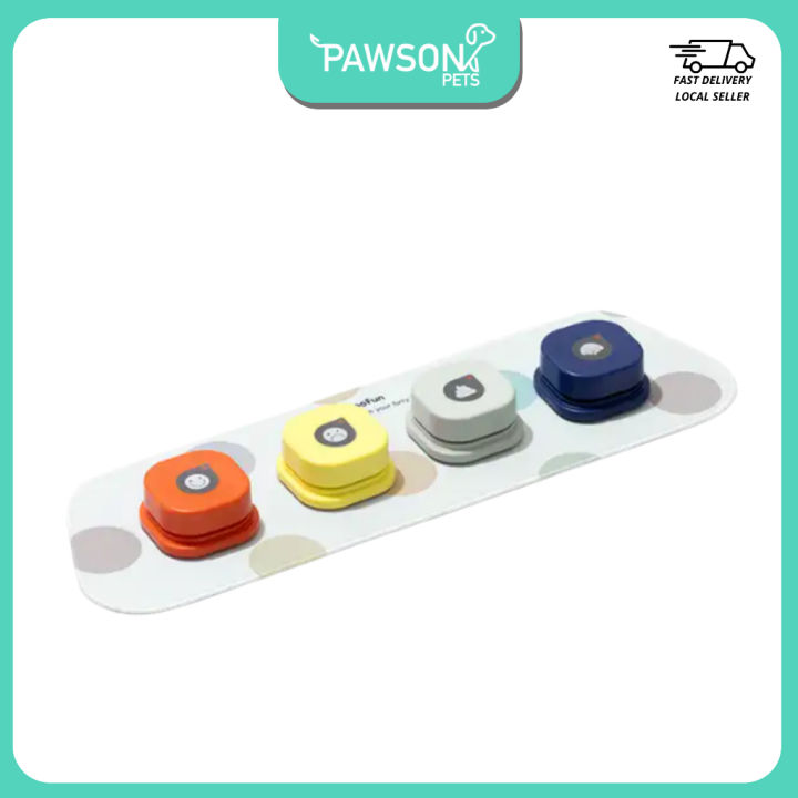 MewooFun Pet Communication Button Recordable Talking Buttons for Dogs ...