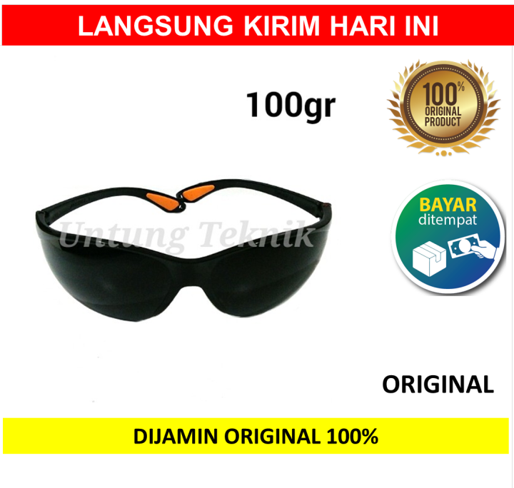 Safety Glass - Kaca mata LAS Black - Hitam Kentaro ENZO Safety Glass ...