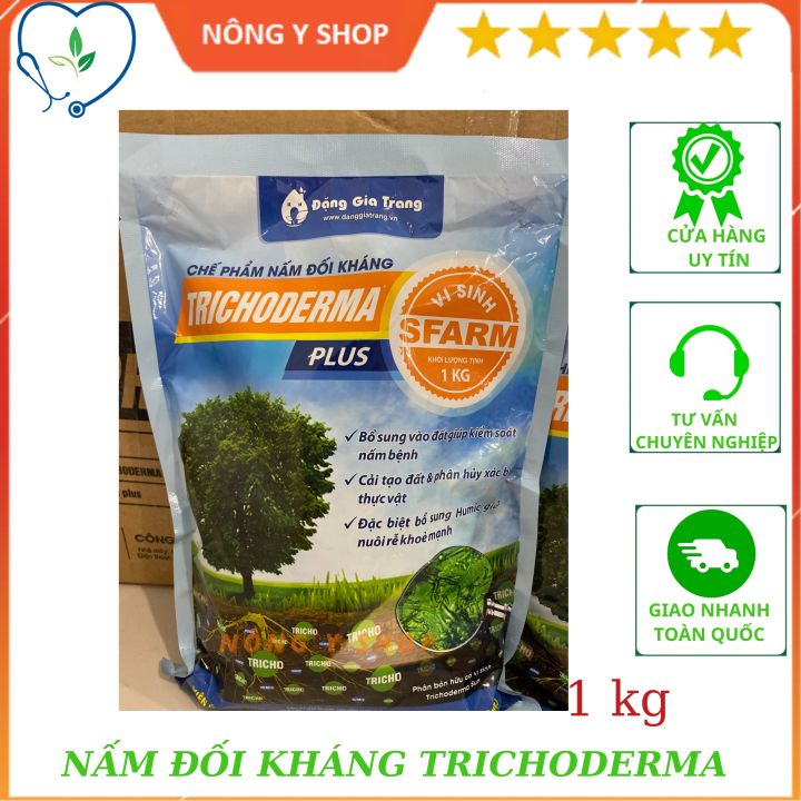 Gói 100g - Túi 1kg Chế phẩm nấm đối kháng Trichoderma plus Sfarm - Ủ ...
