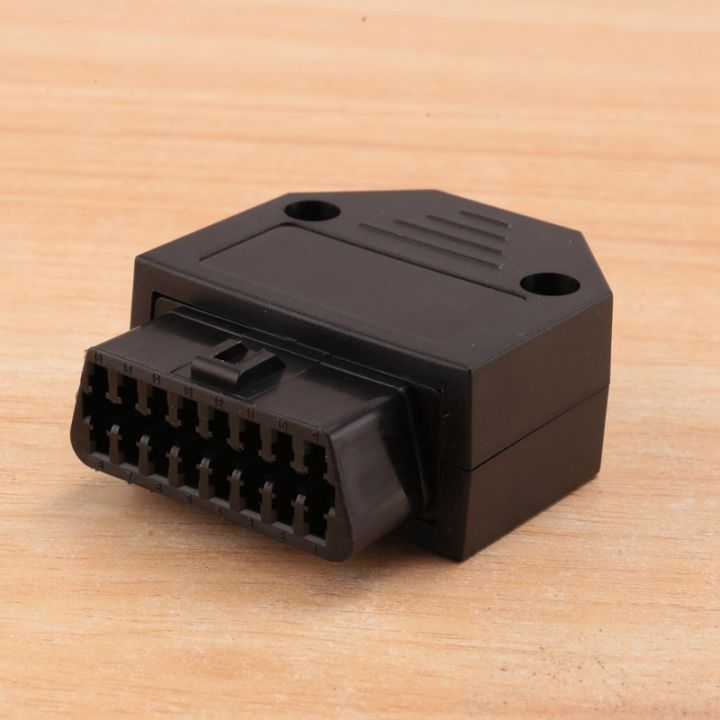OBD2 OBD II 16 pin connector socket Diagnostic Tool Adapter OBD connector + Enclosures ...