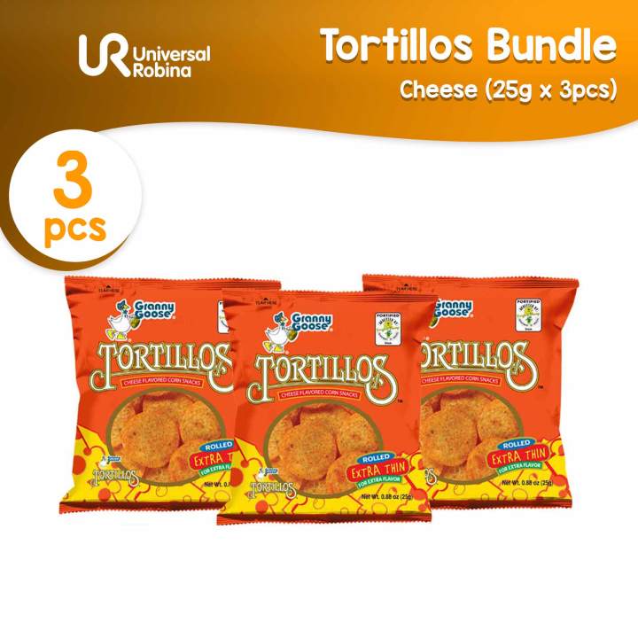 Granny Goose Tortillos Cheese (25g) - 3 pcs | Lazada