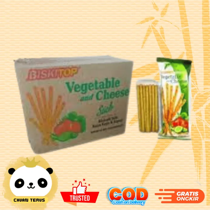 BISKITOP - (1 DUS) VEGETABLE STICK,SESAME STICK,GINGER MILK,CURRY STICK ...