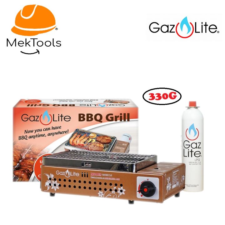 Gaz Lite LPG BBQ Grill + 1 Gaz Lite 330g LPG Canister | Lazada PH