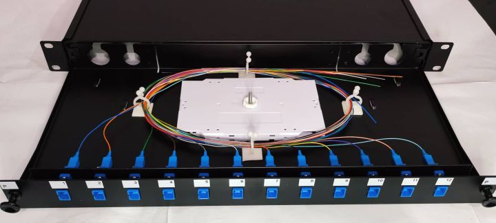 ODF 12-Port Optical Distribution Frame 12Core With 12pcs SC Pigtail ...