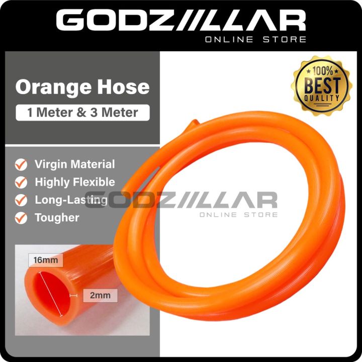 (Premium Quality) PVC Orange Garden Hose | Paip/Hos Getah Oren (1 Meter ...