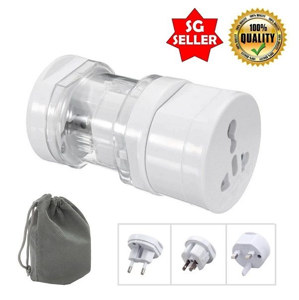 Mini Travel Adapter Universal Converter 150 Countries Worldwide Plug ...
