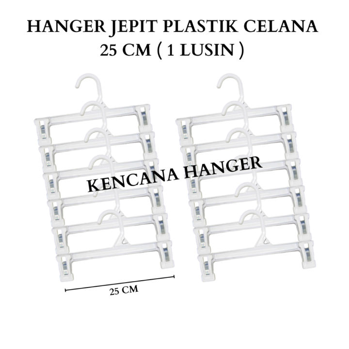 Hanger Jepit Anak-Remaja (25 cm) Plastik Warna Putih | Gantungan Baju ... Hanger Jepit Anak-Remaja (25 cm) Plastik Warna Putih | Gantungan Baju ...