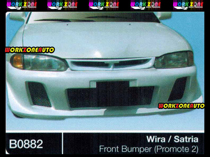 B0882 Proton Wira / Satria Fiber Front Bumper (Promote 2) Body kit ...