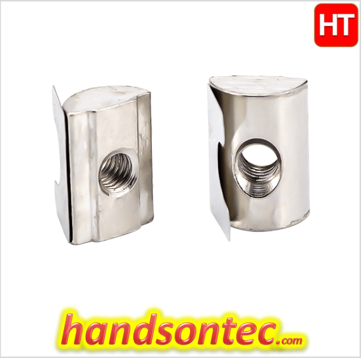 [10-pcs] T-Slot M5 Nuts for 2020 M5 Aluminum Profile with Leaf Spring ...