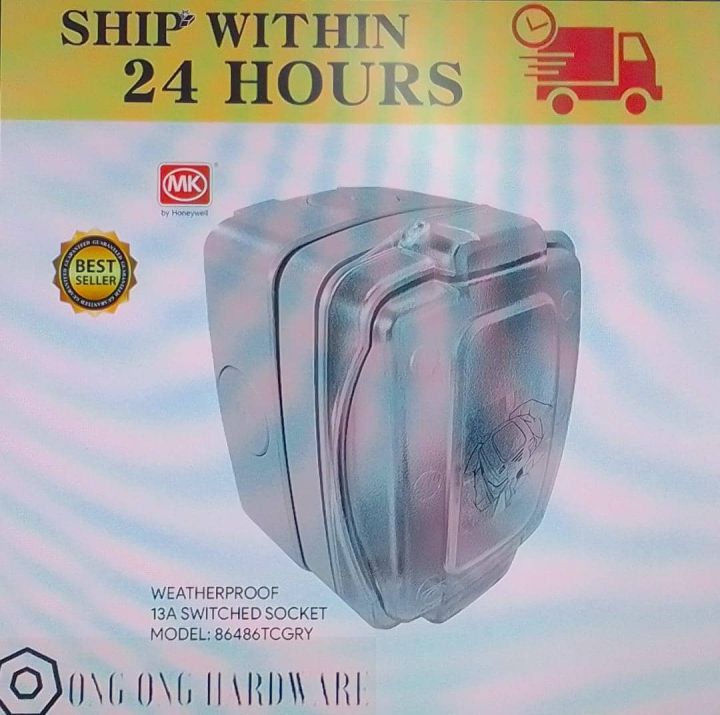 13A Water Proof Switch Socket TC GREY/TRANSPARENT IP66 MK 86486 & 13A ...