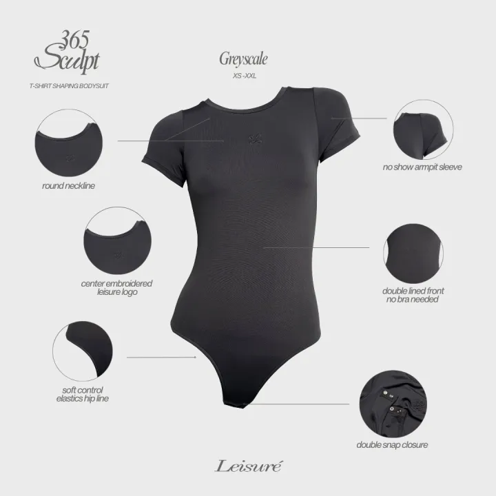 Bodysuit | 365 Sculpt Premium Basics by Leisure | SKIMS dupe | Lazada PH