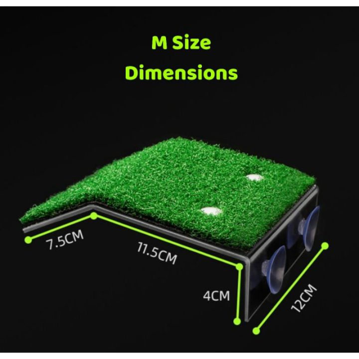 šready Stockšturtle Artificial Grass Basking Platform S M L Tortoise