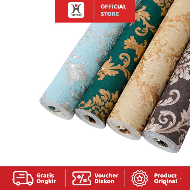 Wallpaper Sticker Roll 8 meter x 45cm Wallsticker Dinding Premium Motif ...