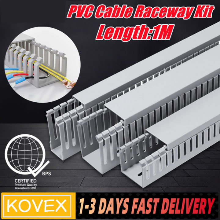 HEXMA Cable Raceway, Server Rack Cable Management Under Desk Cord ...