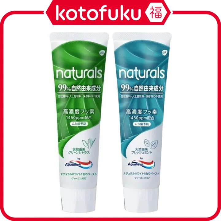 Earth Toothpaste Naturals by Aquafresh - Green Citrus / Fresh Mint ...