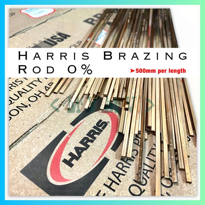 Harris Copper Brazing Alloy Rod (500mm) 0% Silver Phos Copper Rod ...
