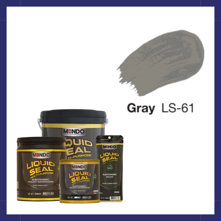 Mondo Liquid Seal Elastomeric Sealant & Waterproofer 4Liters | Lazada PH