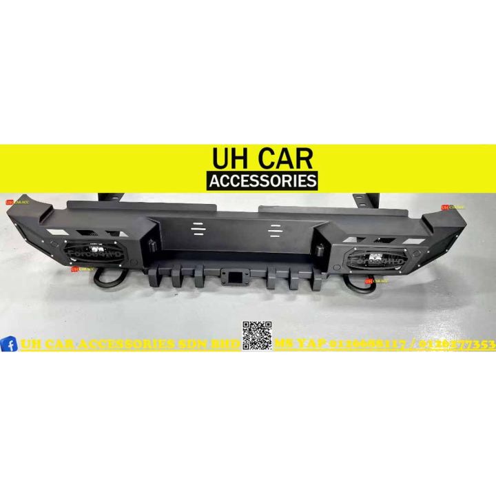 MITSUBISHI TRITON 2009-2023 FORCE TK STEEL REAR BUMPER BULL BAR | Lazada