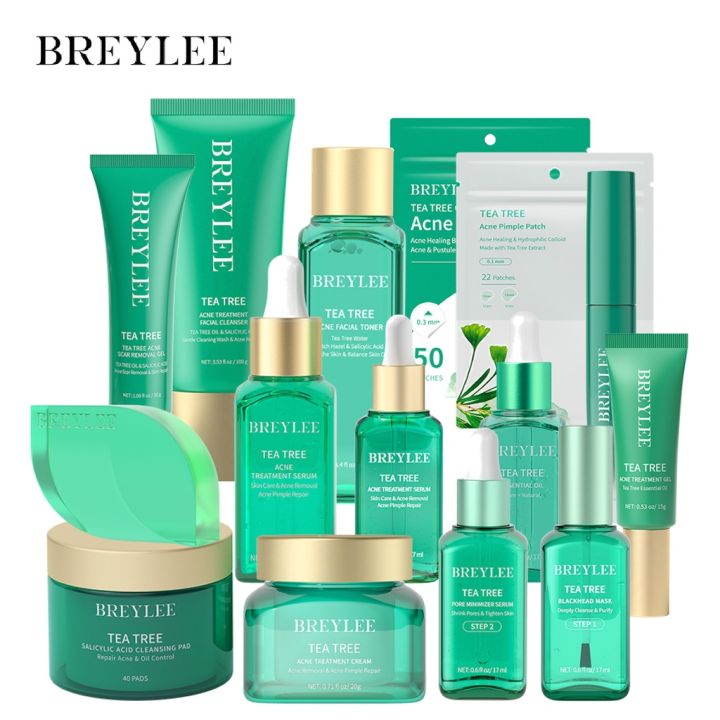 [New Arrival]BREYLEE Tea Tree Acne Treatment Series Remove Pimples Fade ...