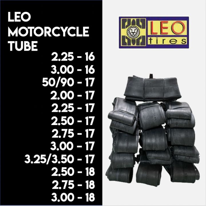 Leo Motor Interior (Rim 14, 16, 17, 18) 3.50, 3.25, 3.00, 2.75, 2.50, 2 ...