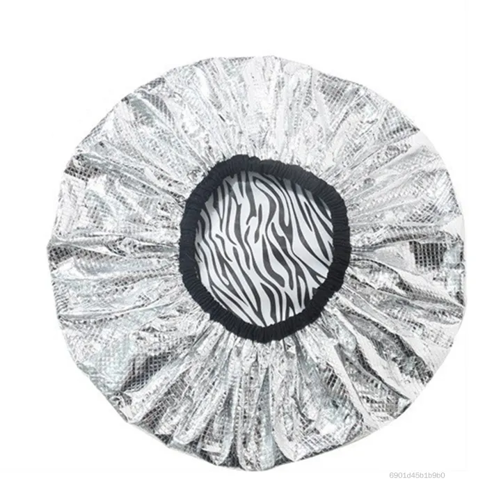 Aluminum Foil Hair Heat Cap Reusable Hair Processing Caps Hair Coloring ...