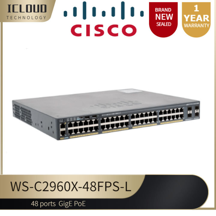 Catalyst 2960-X│Cisco WS-C2960X-48FPS-L Catalyst 2960-X│48 GigE PoE ...