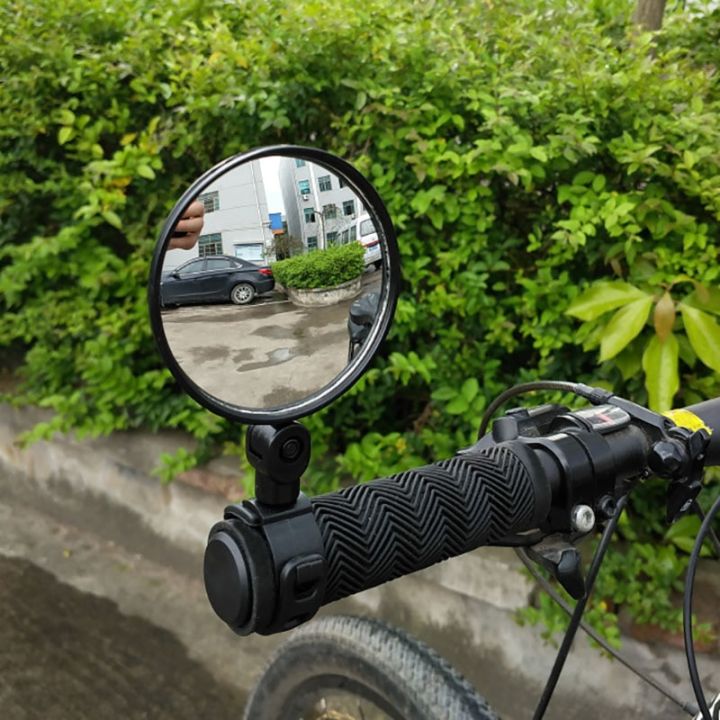 Bicycle Universal Motorcycle Rear View Mirror Steering Wheel Wide Angle ...