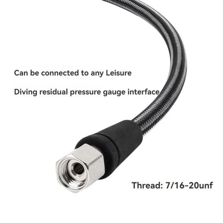 Diving High Pressure Regulator Hose Professional Woven Flexible Safe ...