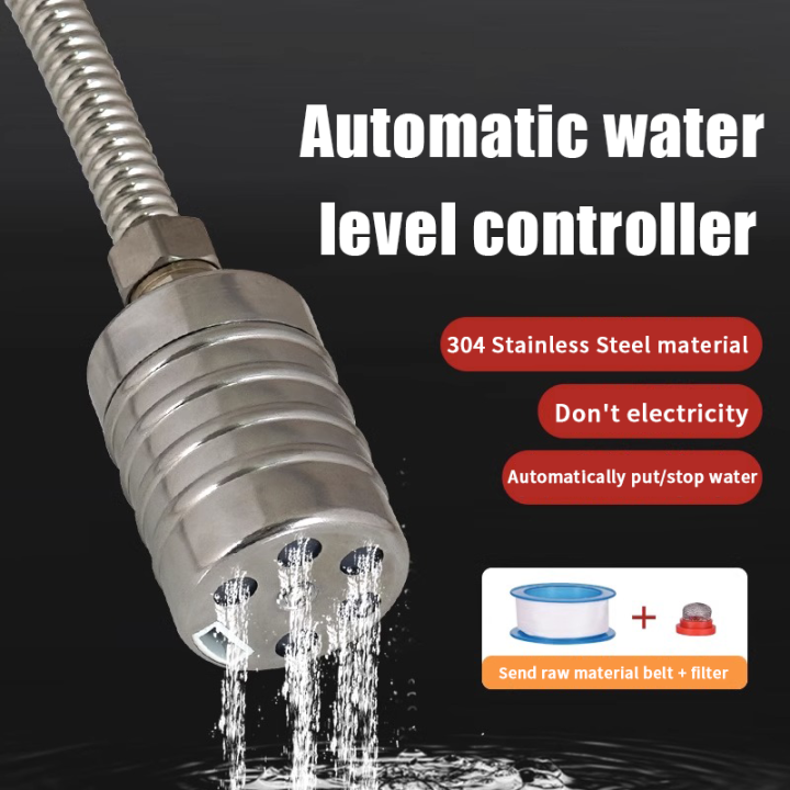 Stainless Steel 304 Self Closing Float Ball Valve 1/2" Automatic Water ...