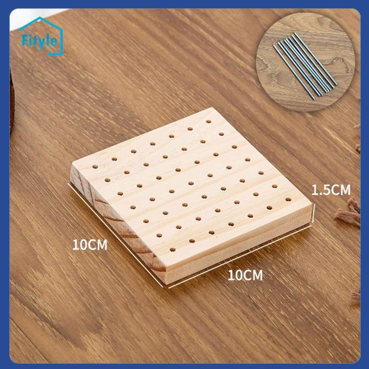 Fityle Crochet Blocking Boards Handcrafted Knitting Wooden Board ...