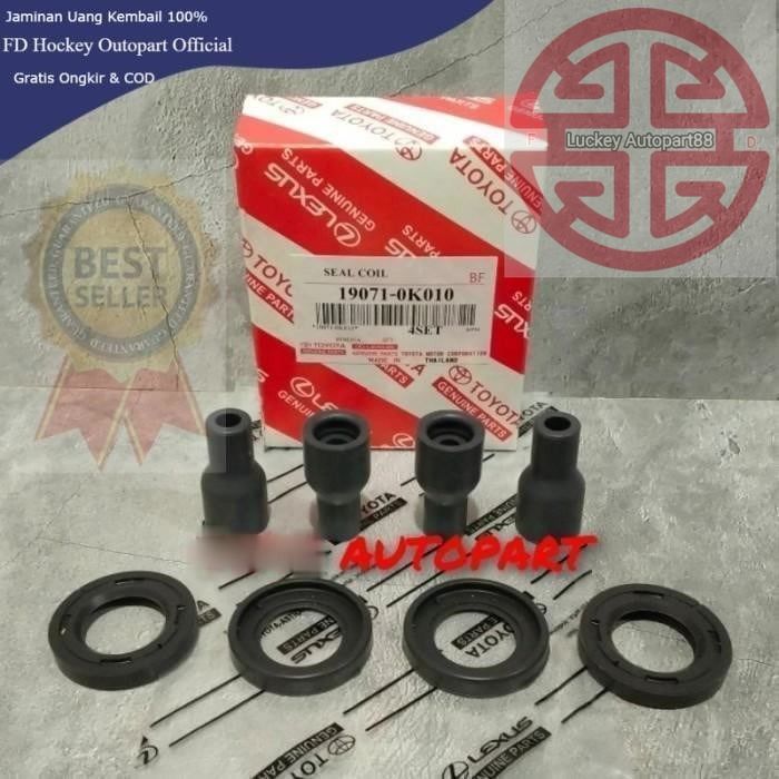 seal gasket karet coil koil busi innova inova hilux fortuner yaris vios ...