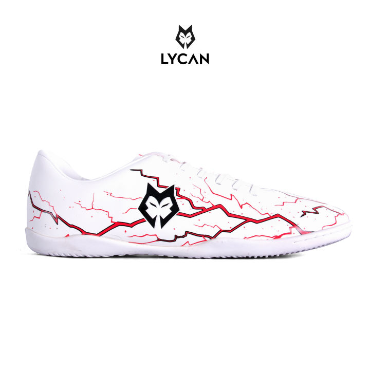 LYCAN Sepatu Futsal Blitz IN White/Red | Lazada Indonesia