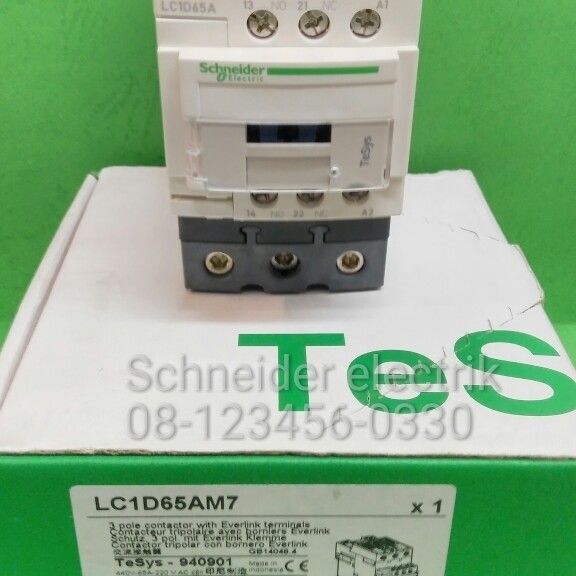 SCHNEIDER KONTAKTOR CONTACTOR LC1D65A 3P 65A Amper 30kW SCHNEIDER A3 TERJAMIN | Lazada Indonesia