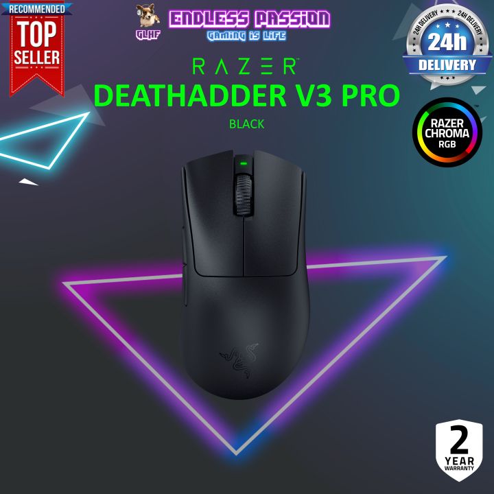 Razer DeathAdder V3 Pro Wireless Gaming Mouse - Optional with ...