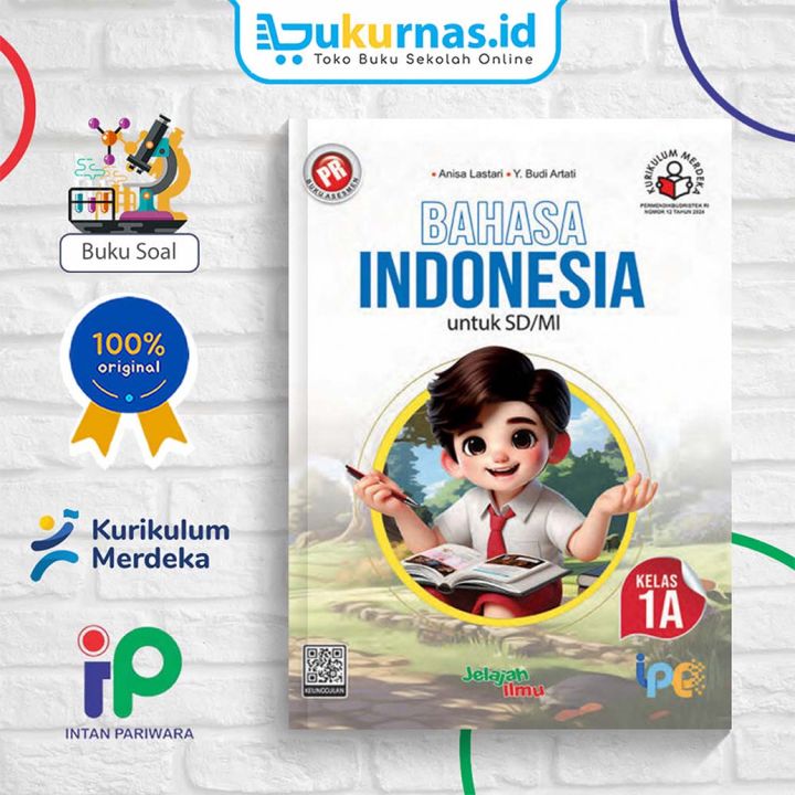 Buku PR Interaktif Bahasa Indonesia (REVISI) 1A SD/MI Kelas 1 Semester 1 - Kurikulum Merdeka ...