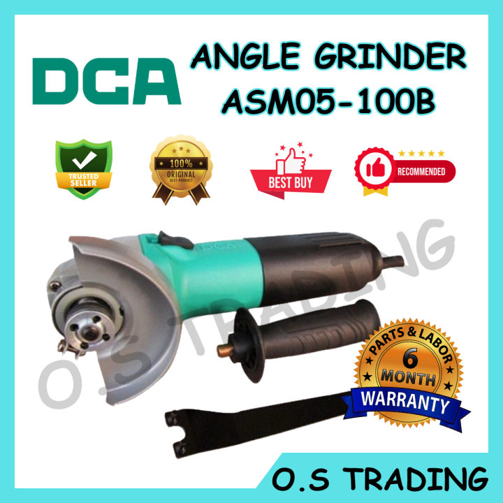DCA ANGLE GRINDER ASM05-100BDCA Angle Grinder Machine Woodworking Power ...