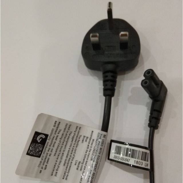 Section Power Cable 3 Pin TV Monitor 1.5 METRE | Lazada