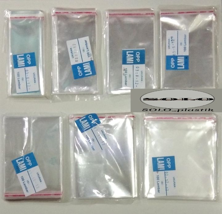 Plastik OPP Rekat seal - plastik rekatan bungkus kue - plastik souvenir ...