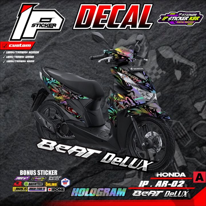(cod) decal BEAT DELUXE(venom) - sticker decal variasi full body list ...