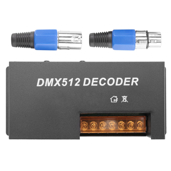 4 Channel DMX Decoder RGBW PWM DMX512 Dimmer Driver RGBW LED Strip ...